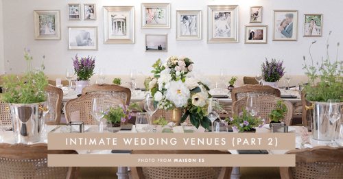 Intimate Wedding Venues Part 2 | Bride and Breakfast HK