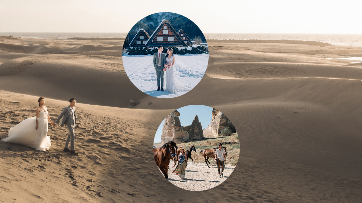 Breathtaking Overseas Pre-wedding Shoots at Scenic Destinations Around ...